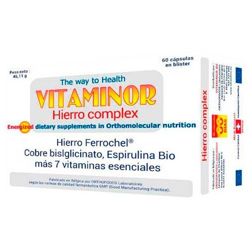 HIERRO COMPLEX de Vitaminor al Mejor PRECIO